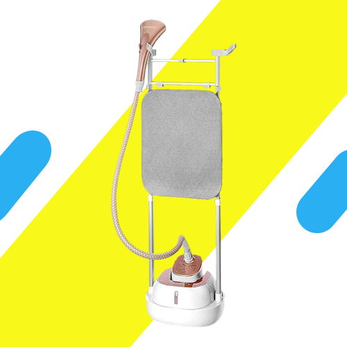 مكواة بخار بلاك اند ديكر GSTD2075-B5 – ستاند 2000 وات – أبيض وذهبي – 6 ...